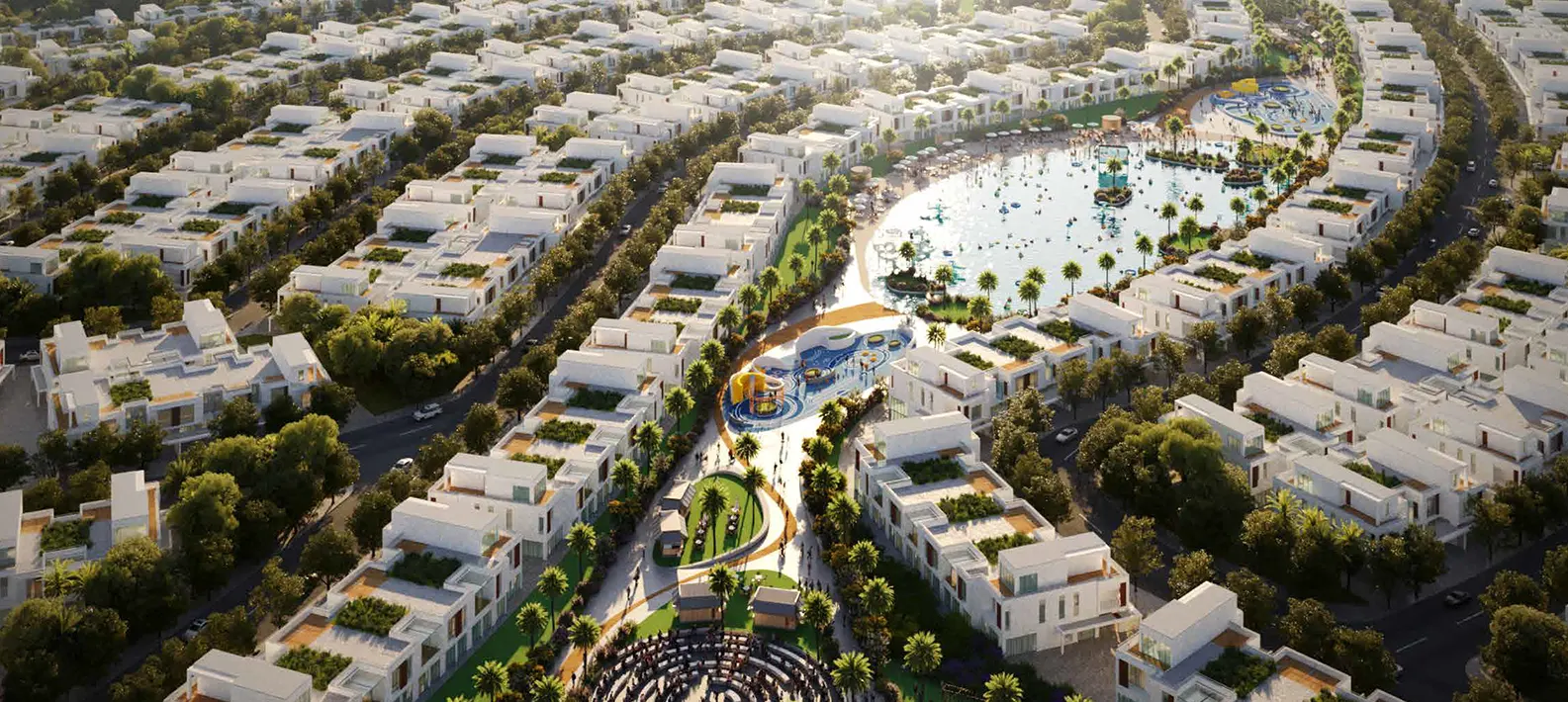 Damac Riverside Dubai - Luxury Green and Water Vein Projects